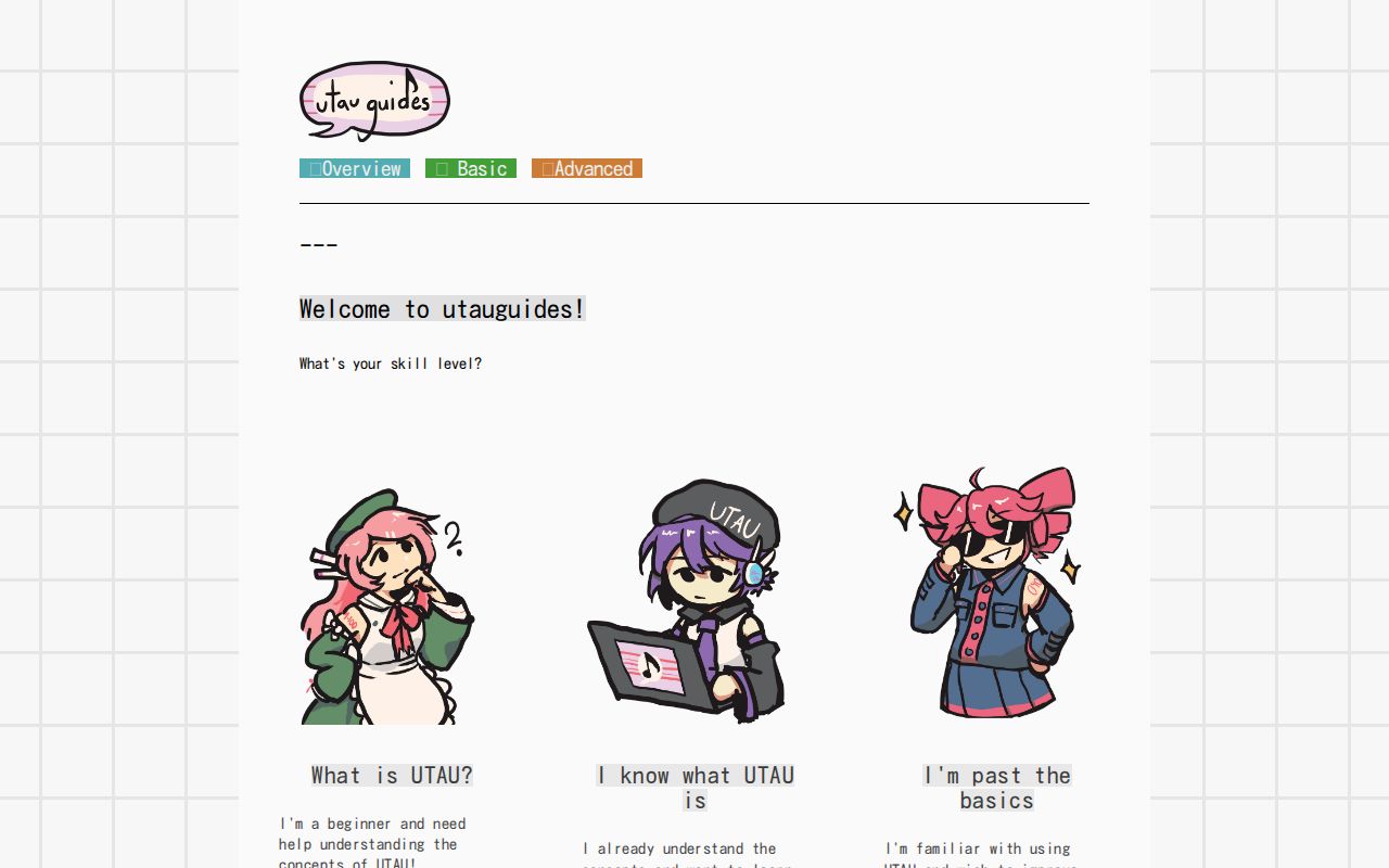 utauguides || UTAU Tutorials and Guides